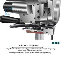 China Straight Knife Clothing Cutting Machine, Automatic Sharpening, Vertical Electric Scissors for sale