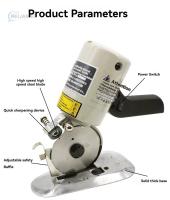 China Cutting machine with electric circular knife for fabric cutting for sale
