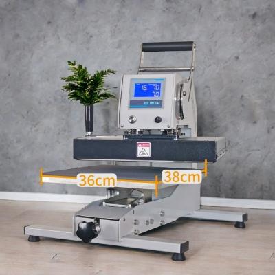 China High Pressure Manual Heat Transfer Press for Hoodie & Garment Labeling for sale