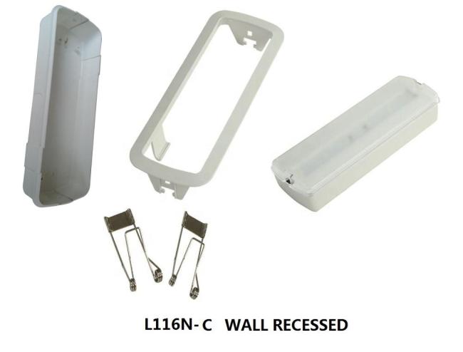 CE Approved LED Emergency Light - Front View