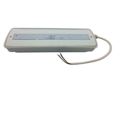 China 3 Hours Operation Rechargeable Waterproof Emergency Light Led Emergency Bulkhead IP65 for sale