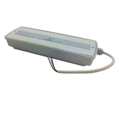 China 3 Hours Operation Rechargeable Waterproof Emergency Light Led Emergency Bulkhead IP65 for sale
