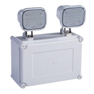 China High Lumen 2x6W LED Twin Spot Emergency Light with 3-Year Warranty and 50000 Hours Lifespan for sale