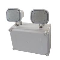 China IP65 Waterproof NiCd Twin Spot Emergency Light 6V 4.5Ah PC Casing Automatic for sale