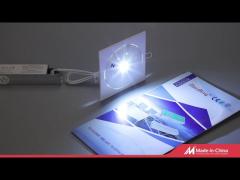 operação de bateria 1.0Ah da luz de emergência do diodo emissor de luz do teto do Ni-CD 1W 20PCS