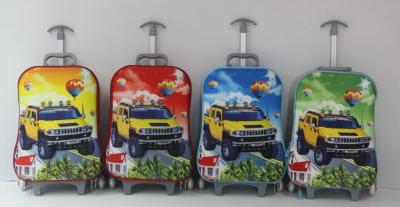 China 2016 nuevo bolso de la carretilla del coche del diseño 3D para el bolso de escuela de los niños en venta