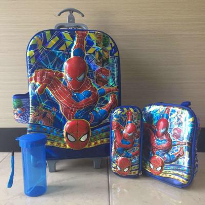 China Bolsos de escuela calientes de las PC de la carretilla 3 de los niños de Disney de la venta en venta