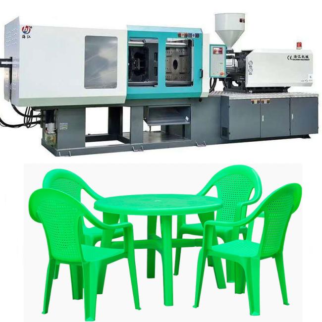 Close-up of Auto Injection Molding Machine features