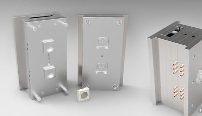 China Plastic injection mold for remote control shell , Professional custom mold for sale