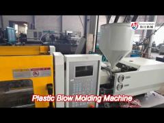 steel plc controlled plastic blow molding machine with 4 heating zones and 2 cooling zones