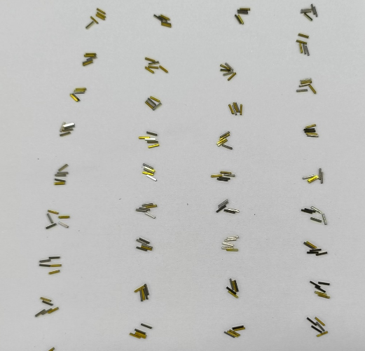 HPHT mono crystal diamond strip close-up view