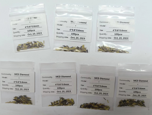 Packaging of HPHT mono crystal diamonds