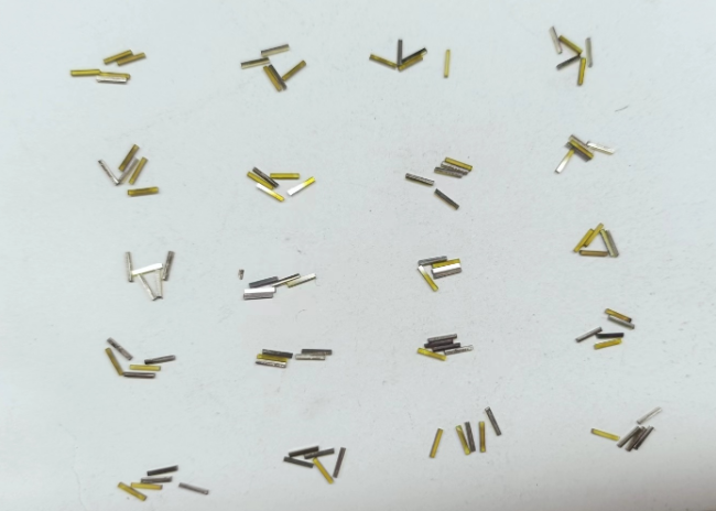 Yellow HPHT diamond in rectangular shape