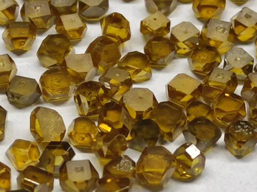 MCD Lab Created Yellow Diamond close-up view