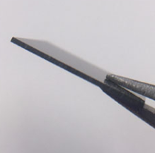 Close-up view of Boron-Doped Diamond electrode surface
