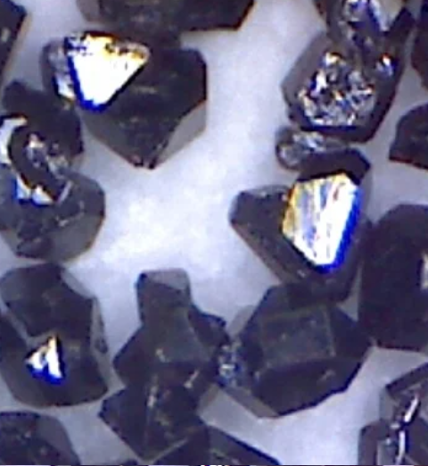Various sizes of boron-doped diamond electrodes in packaging