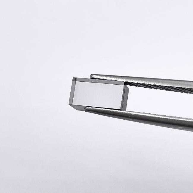 High-quality CVD diamond sample showing crystal structure