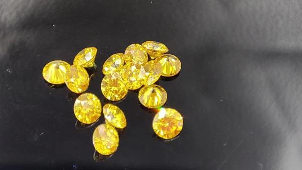 HPHT rosa bule verde amarillo diamante sin cortar CVD laboratorio cultivado colorido diamante en bruto