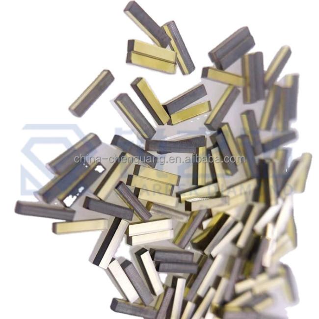 Side view of SCD11 diamond plate demonstrating uniform thickness and polished surfaces