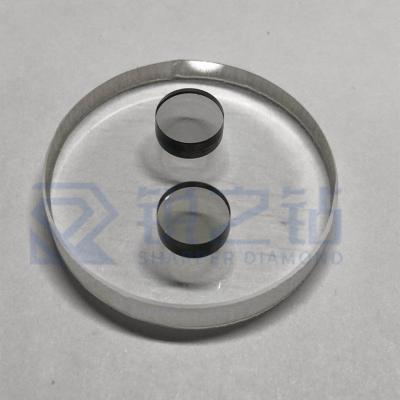China Round Shape Optical CVD Diamond Single Crystal Synthetic Diamond Diameter 2mm To 10mm for sale