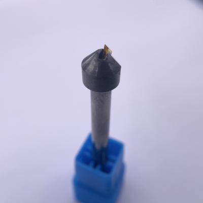 China MCD Monocrystalline Diamond End Mill Chamfer Cutter Acrylic Specific Diamond Engraving Cutter for sale