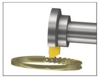 China Irregular PCD MCD CVD Diamond Contour Knife For Jewelry Processing Needs for sale