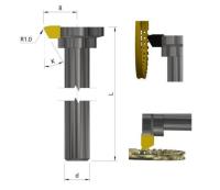 China Irregular PCD MCD CVD Diamond Contour Knife For Jewelry Processing Needs for sale