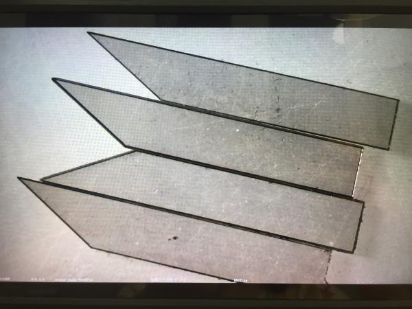 Quality Ultra Thin Diamond Surgical Blades CVD Diamond Scalpel 110 Orientation 2PT 6.5*1*0.2 for sale