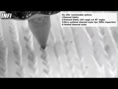 fabrieksprijs hpht of cvd diamant voor record snijstylus en Stylus Tip