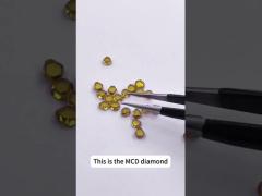 JSD23 MCD Placa de diamante amarillo 1.0 mm - 6.0 mm Forma cuadrada cercana