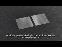 Rectangle Mono Crystal CVD Laboratoire Diamants cultivés de qualité mécanique 12x3x1,5 mm