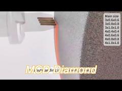 1-7mm mcd diamond logs single crystal synthetic diamond for dressing tools