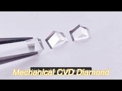 colorless mono cvd lab grown diamonds single crystal optical prism 2x2x1mm