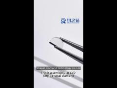 semicircular mechanical grade single crystal cvd diamonds