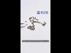 1-7mm mcd diamond logs single crystal synthetic diamond for dressing tools