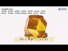 1mm - 4mm synthetic monocrystalline diamond rough hpht diamond abrasives