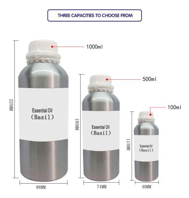 China 100% de organische Distillatie FDA van Basil Essential Oil Basil Oil Aromatherapy Te koop