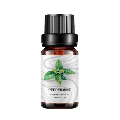 Cina Diffusione naturale essenziale dell'olio di menta piperita dell'olio 10ml 100% della menta piperita alla rinfusa dell'OEM in vendita
