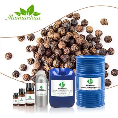 China 100% natuurlijke Zwarte peperetherische olie Aromatherapy Massage Spa USDA Te koop