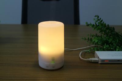Cina USB Mist Maker Diffuser Colorful 70ML LED Light Ultrasonic Mute Air Humidifier in vendita