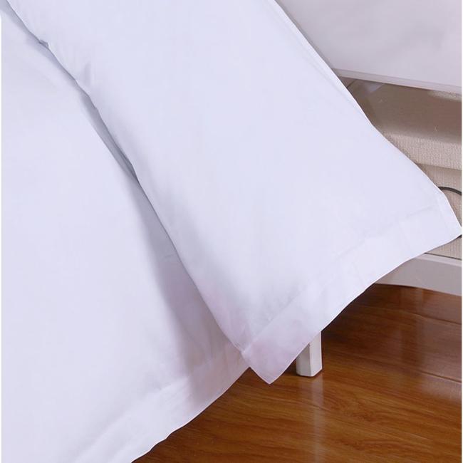 Wholesale Luxury White 3ootc Cotton Bed Sheet Hotel Satin Bedding Set