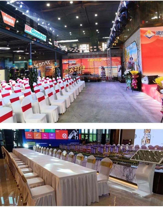 Polyester Spandex Folding Chair Covers for Hotel (JRD901)