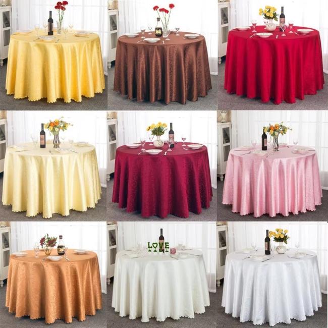 All Size Printed Cotton Polyester Mixed Tablecloths for Hotel (JRD646)