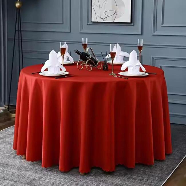 Hot Sale High Quality 50% Cotton 50% Polyester Table Cloth for Sale (JRD658)