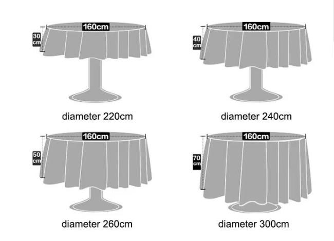 Hot Sale High Quality 50% Cotton 50% Polyester Table Cloth for Sale (JRD658)