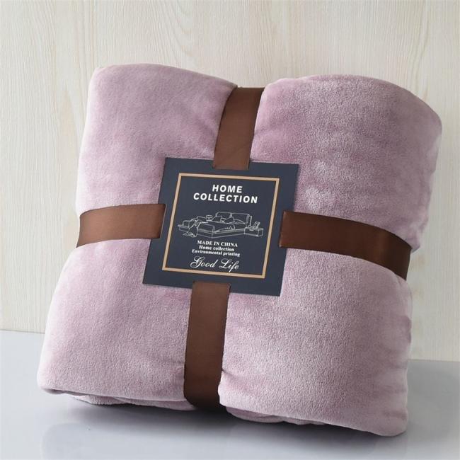 Custom Anti-Pilling Christmas Winter Bed Blanket Flannel Plaid Throw Blanket