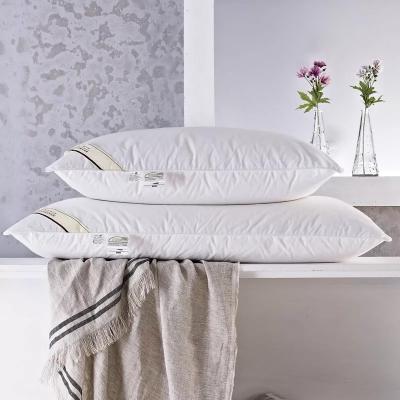China Rectangle Duck Down Hotel Like Pillows King Size Hotel Pillows With Woven Technics for sale