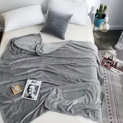 China Soft Printed Customized Microfiber Fleece Blanket Polyester Microfiber Blanket For Hotel for sale