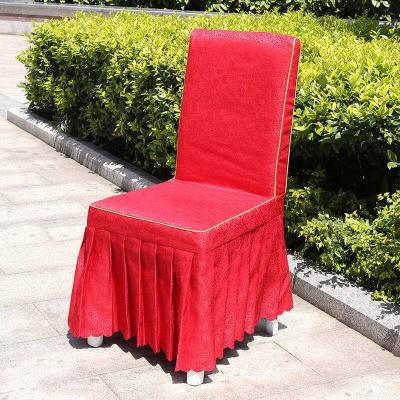 China Easy Maintenance Machine Washable Spandex Chair Cover Banquet Chair Slip Covers for sale