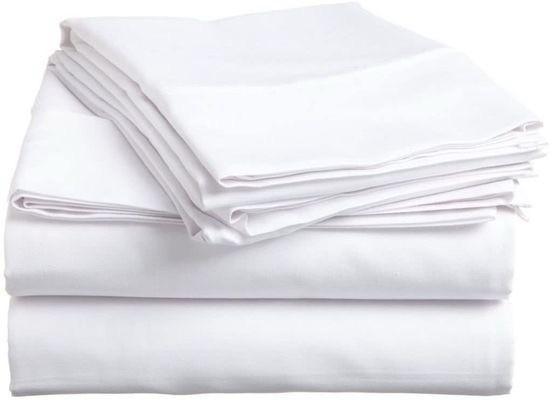 Quality Washable Hotel Bed Sheet Wrinkle Resistant With High Softness for sale